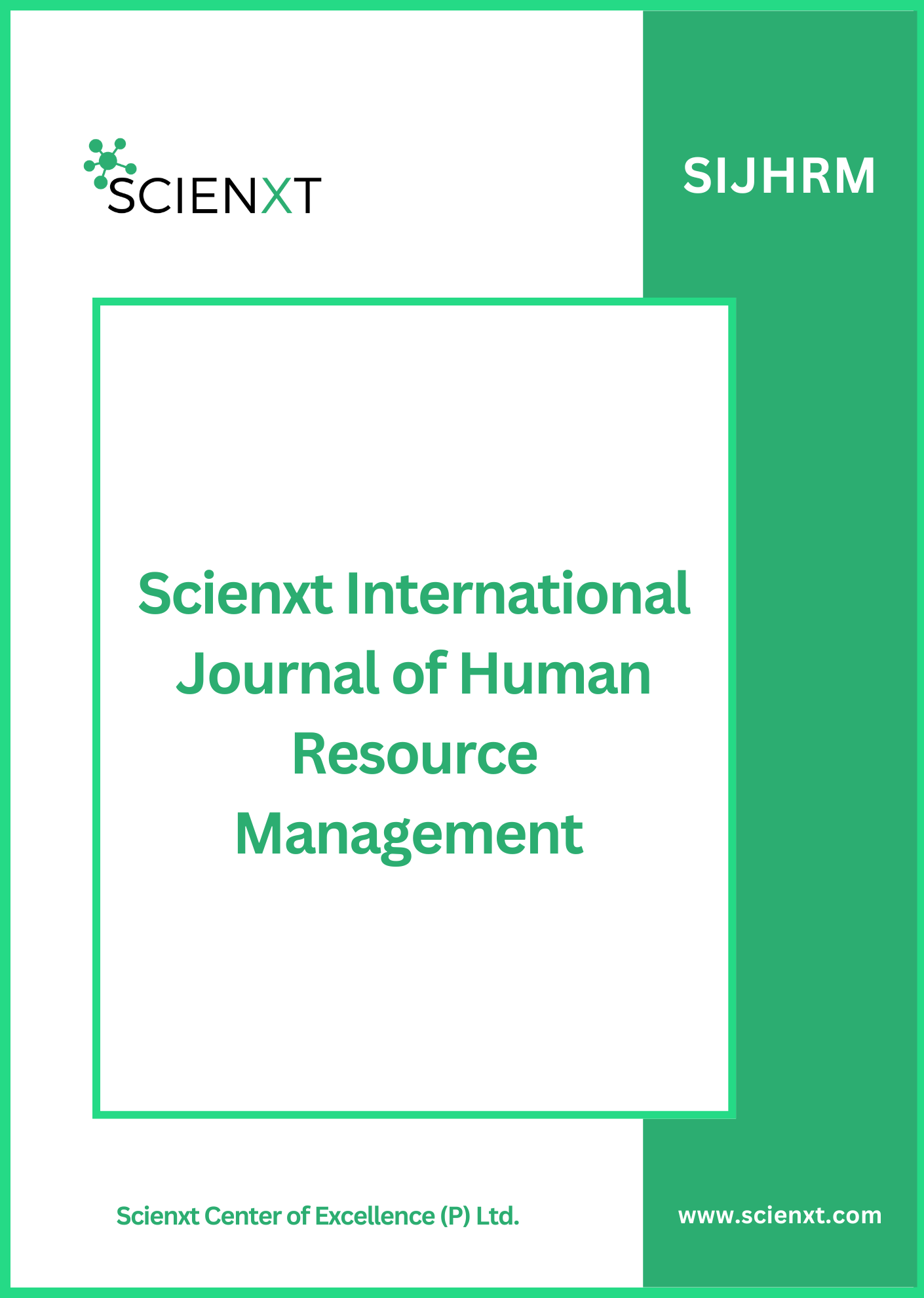Scienxt International Journal of Human Resource Management (SIJHRM ...