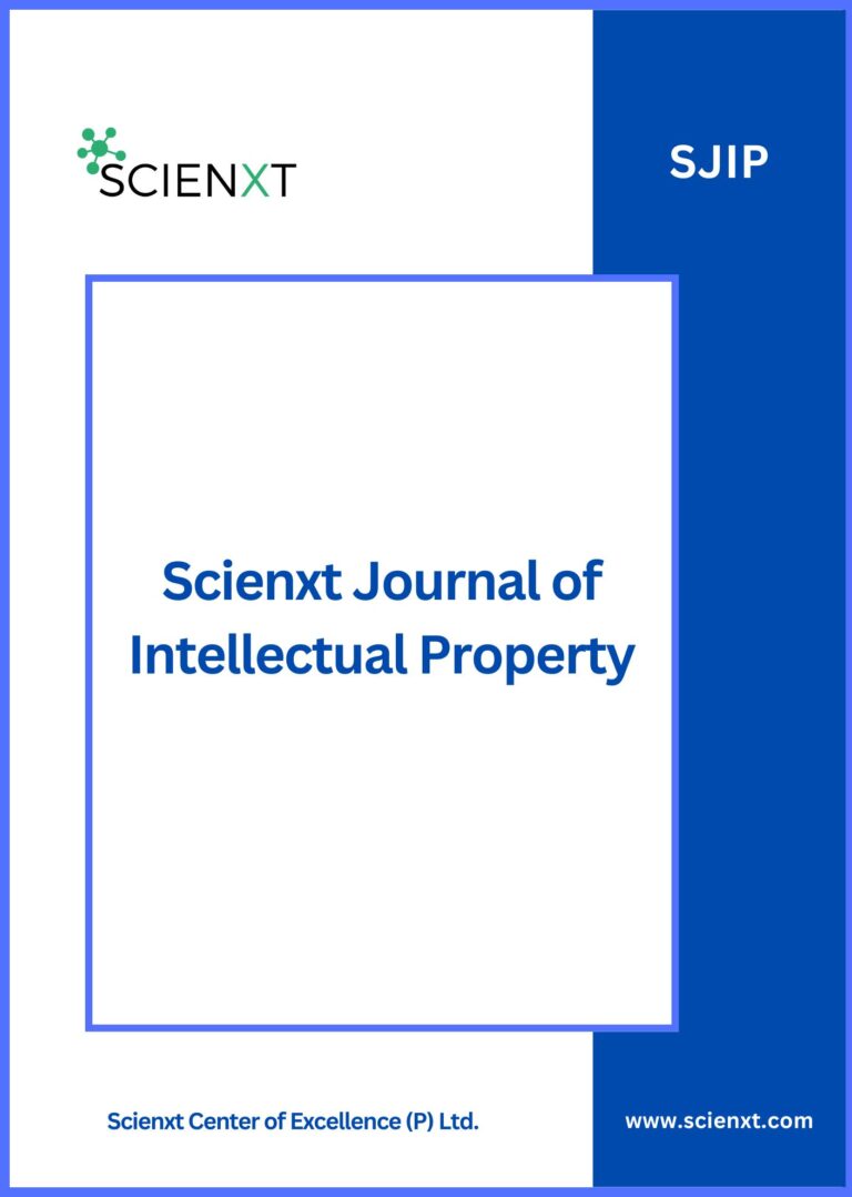 Scienxt Journal of Intellectual Property (SJIP) – Scienxt